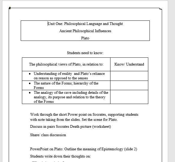 Plato: Ancient Philosophical Influences – I Think Therefore I Teach